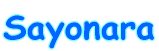 Sayonara
