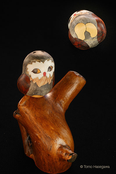 Harumic World/Owl Series/Caren netsuke